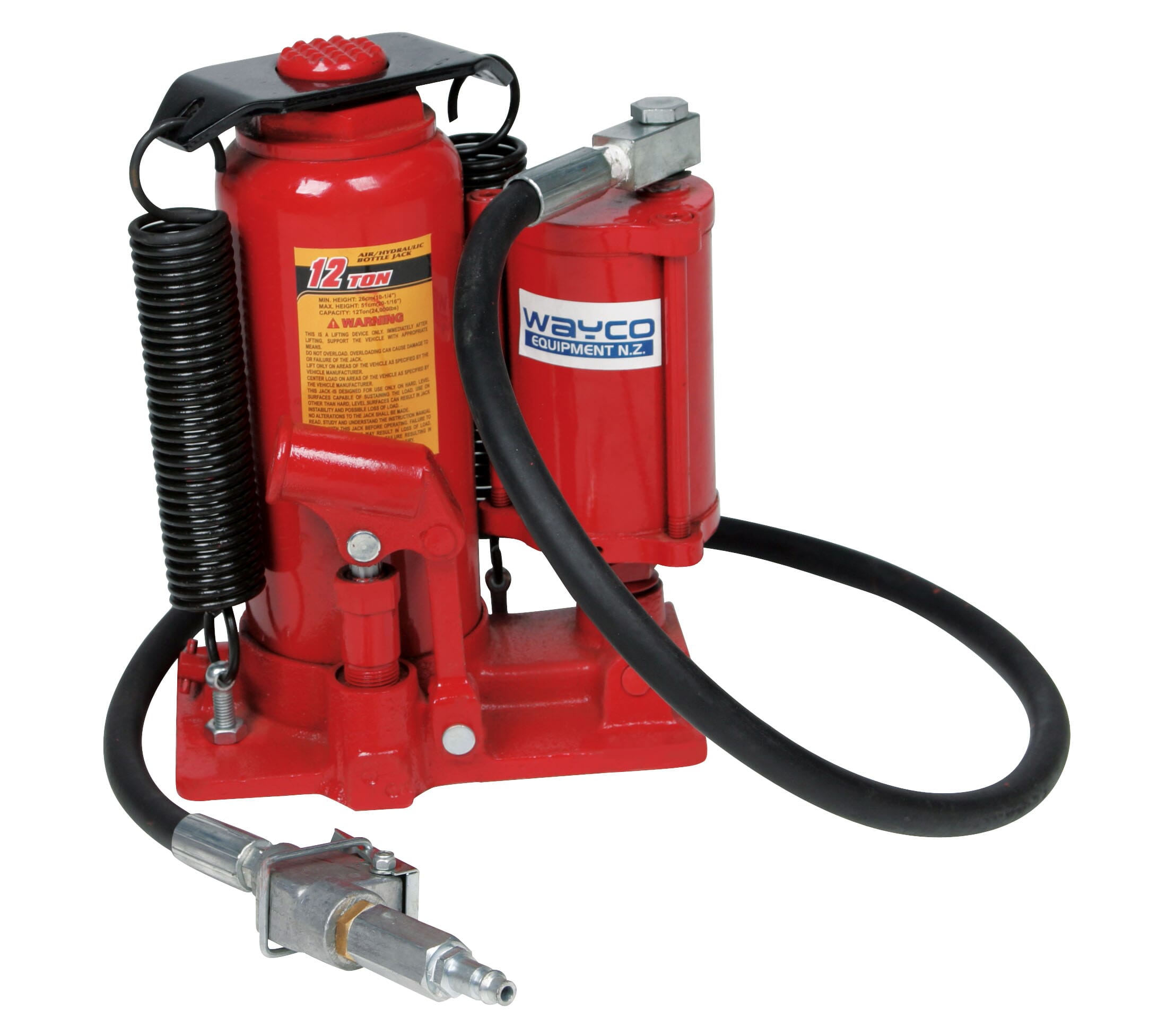 Wayco Air / Hydraulic Bottle Jack 12.0 Ton x 260mm min Height - Buy ...